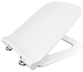Gamma Erga Viana, toaletní WC sedátko 418(467)x444mm z duroplastu s pomalým zavíráním, bílá, ERG-GAM-D6
