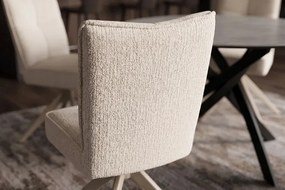 Designová otočná židle Narayan béžová