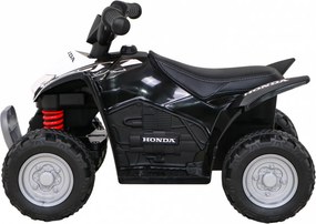 Ramiz Čtyřkolka Honda 250X TRX na baterie černá + klakson + LED + ekokůže