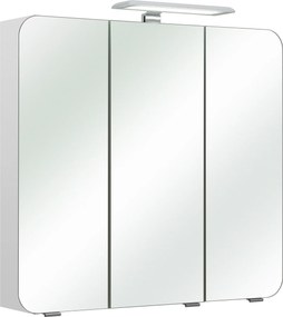 XXXLutz ZRCADLOVÁ SKŘÍŇKA, bílá, 75/70/20 cm Xora - Zrcadlové skříňky - 001977027503