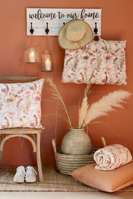 Krémová matrace s květy Aix Quilt Wild Flowers - 60*100 cm