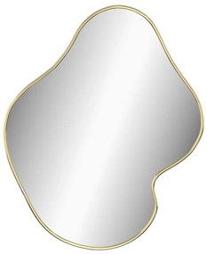 vidaXL Nástěnné zrcadlo zlaté 50 x 40 cm
