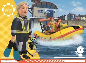 TREFL PUZZLE MiniMaxi Hrdinský Požárník Sam 22x16cm 20 dílků 4 druhy tr56030