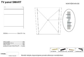 Nábytek Mikulík TV stěna SMART