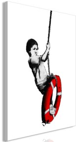 Obraz - Banksy: Boy on Rope (1 Part) Vertical