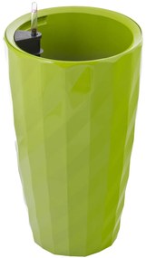 Samozavlažovací květináč G21 Diamant zelený 57 cm - 2. jakost