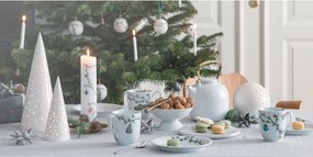 Bílý porcelánový talíř s vánočním motivem ø 27 cm Hammershøi Christmas – Kähler Design