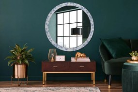Kulaté dekorativní zrcadlo na zeď Načíst větve fi 100 cm