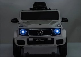 LEAN CARS Akumulátorové vozidlo Mercedes G 4x4 24 V 2580, bílé