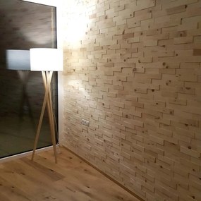 BOROVICE 200 (200 x 50 mm) - dřevěný obklad, lamela 3D Kartáčovaný - olejovaný