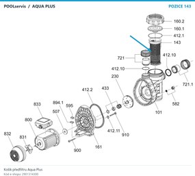 Badu Košík předfiltru Aqua Plus