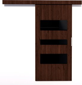 Posuvné nástěnné dveře CENTO 76 wenge