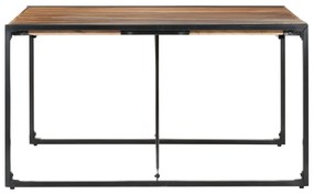 vidaXL Jídelní stůl 140 x 140 x 75 cm masivní dřevo sheeshamový povrch