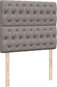 Box spring postel s matrací taupe 120x190 cm textil 3292738