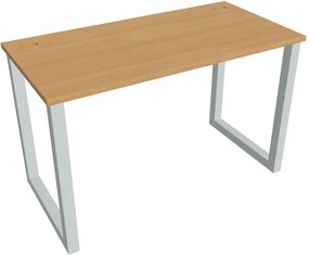 Kancelářský pracovní stůl Hobis UEO 1200, bílá RAL 9016, deskaakát