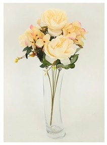 Růže UK-0022, puget, umělá květina, krémová