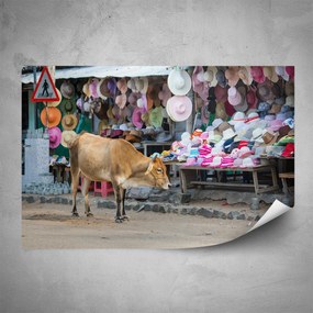 Plakát - Tržiště v Indii (60x40 cm) - PopyDesign