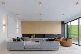 Stropní svítidlo SOLLUX Orbis GU10 1x40W bez zdroje SL.0492 přírodní dřevo