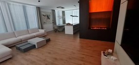 Water vapor fireplace -  Parní krb 1800 3D hloubka 300mm