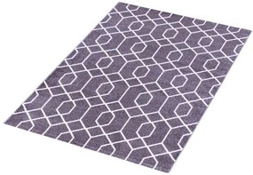 Koberce Breno Kusový koberec EFOR 3713 Violet, Fialová, Vícebarevné, 80 x 150 cm