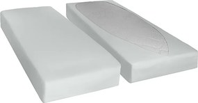 Bellatex Elastické rychloupínací prostěradlo Šedá 90x200x20 cm