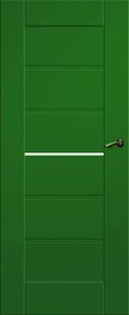 Interiérové dveře vasco doors Fuerta COLOR model 2 Průchozí rozměr: 90 x 197 cm, Orientace dveří: Levé dveře, Dekor: Zelená