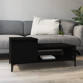 Konferenční stolek černý 100x50x45 cm kompozitní dřevo,  821133 HangarStore.cz