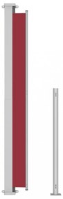 Zatahovací boční markýza 220x500 cm Dekorhome Červená