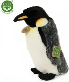 RAPPA Plyšový tučňák 27 cm / ECO-FRIENDLY / od 0 měsíců