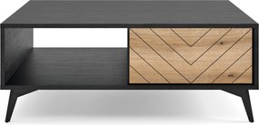 PSK Konferenční stolek DARA, Dub Evoke/Černá 104 cm