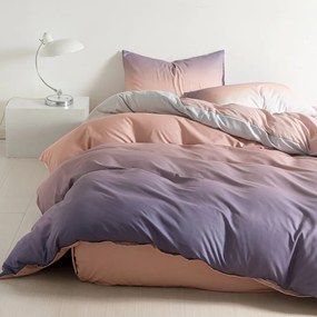 Francouzské povlečení Homa COLOUR VIOLET 200x220 cm