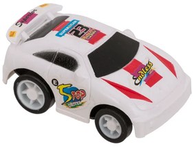 475919 Mini závodní autíčko pro děti - Pull Back 5,5x4 cm Bílá