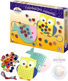 DETOA DŘEVO Vyšívání pro nejmenší kreativní set 41dílků dt14212