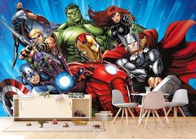 Vliesová fototapeta Marvel Avengers, Disney | 360 x 270 cm | DFTDNXXL5077
