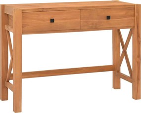 vidaXL Psací stůl se 2 zásuvkami 100 x 40 x 75 cm teakové dřevo [325264]