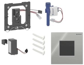 Geberit - Elektronické ovládání splachování pisoárů typ 01, bateriové napájení, Bluetooth, chrom 116.094.21.1