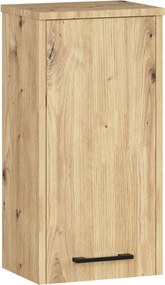 Závěsná koupelnová skříňka Fin 30 cm dub artisan