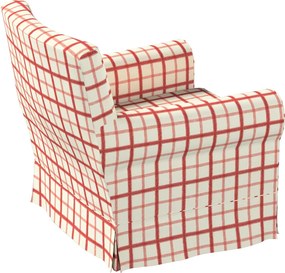 Potah na křeslo IKEA Ektorp Jennylund barva červená látka vzorované