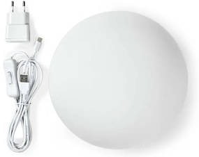 Nedis WIFILM10CWT - LED RGBW Stmívatelná stolní lampa SmartLife LED/5W/5V Wi-Fi