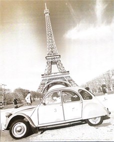 Postershop Obrazová reprodukce : Elan Fleischer - Eiffel Tower - 24x30cm