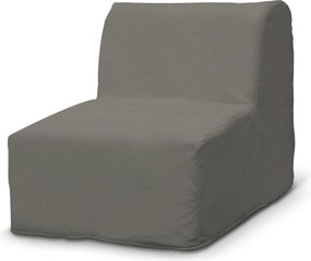 Potah na křeslo Lycksele jednoduchý barva šedá látka pletený vzor