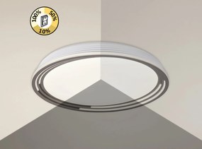 Rabalux Hnědé stropní LED svítidlo Valter 515mm 36W stmívatelné 3750