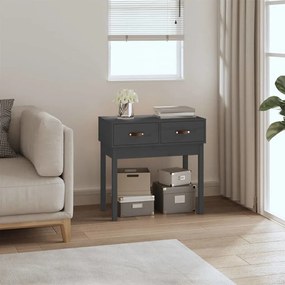 vidaXL Konzolový stolek 76,5 x 40 x 75 cm masivní borové dřevo [821749] Barva: Přírodní