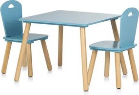 CHIPOLINO Dřevěný stolek s židlemi Blue