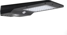 CEN LVT-159540 Solární LED SVÍTIDLO LVT se SENZOREM 15W 4000K 1600Lm 140d 413x232x58mm IP65 na sloup a zeď - CENTURY