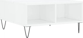 vidaXL Konferenční stolek 60 x 60 x 30 cm kompozitní dřevo [827038] Barva: Bílá