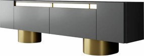 Televizní stolek Bohem Anthracite and Gold