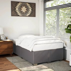 Rám postele šedý 120 x 200 cm umělá kůže 3284554