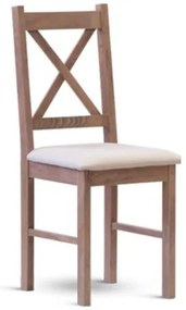 Stima Dřevěná židle s čalouněným sedákem TERA 79 Moření Stima Dub vintage HODNOTY čalounění Stima  LUIS grigio 17