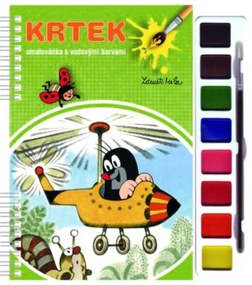 AKIM Omalovánky set s barvami a štětcem Krtek (Krteček) 2 705772